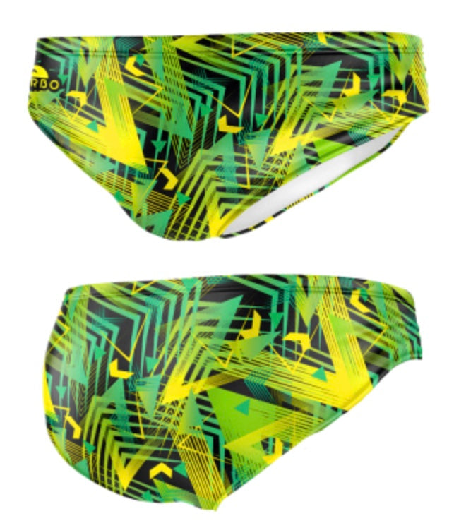 Turbo - WATERPOLO Trunks - Geometric Fusion – Wyvern Swimwear