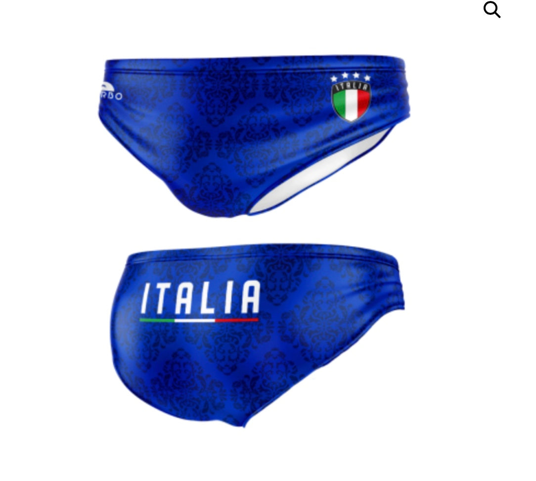 Turbo - WATERPOLO Trunks -Italia Europe – Wyvern Swimwear