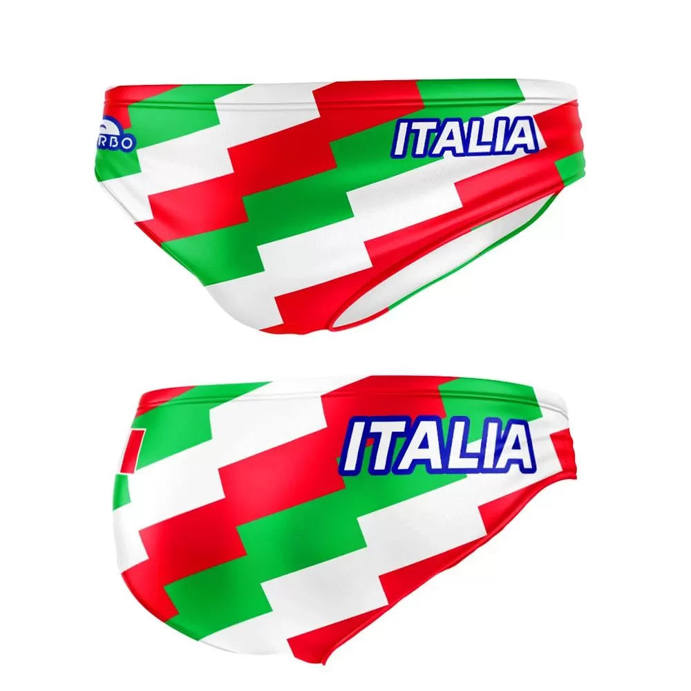 Turbo - WATER POLO Trunks - Italy Country – Wyvern Swimwear