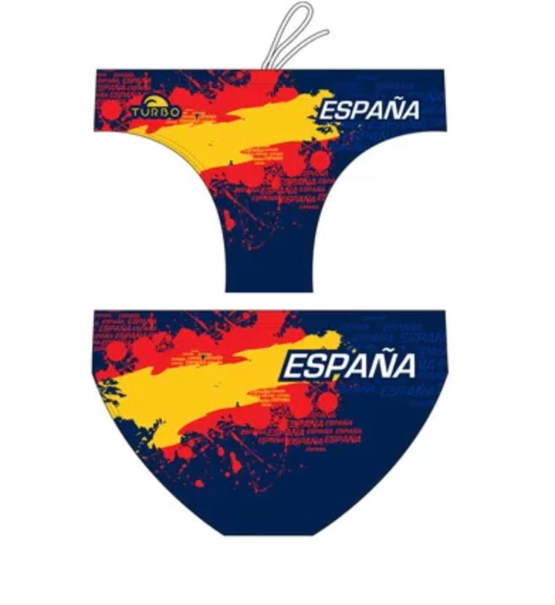 Turbo - WATERPOLO Trunks - Spain Country – Wyvern Swimwear