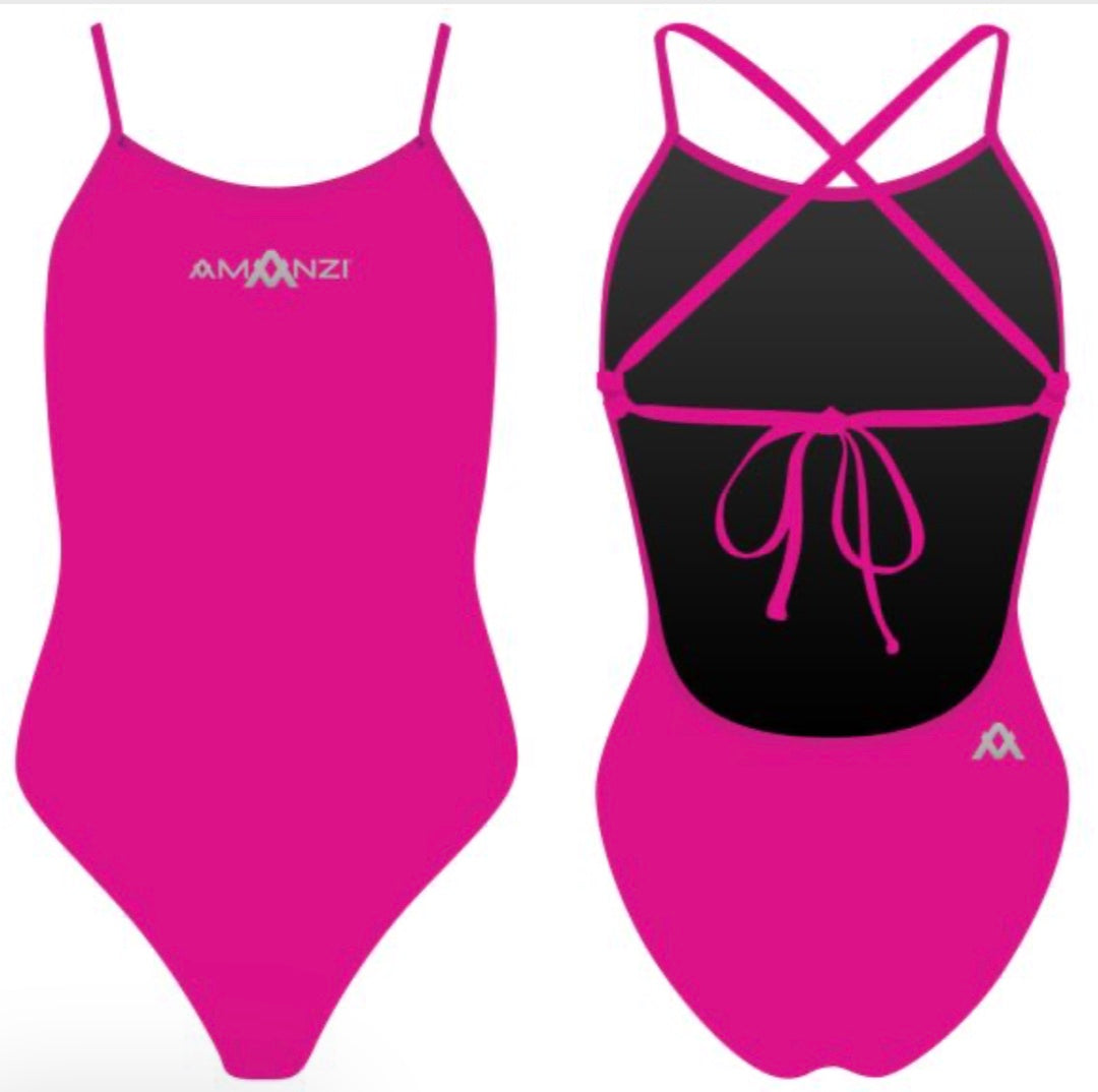 Amanzi - Core Tie Back One piece - Pixie – Wyvern Swimwear