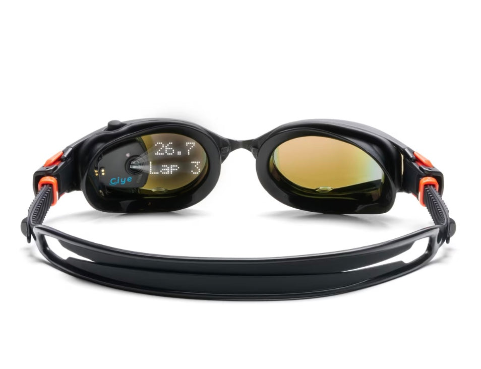 Finis - SMART GOGGLE MAX KIT - ORANGE MIRROR/BLACK – Wyvern Swimwear
