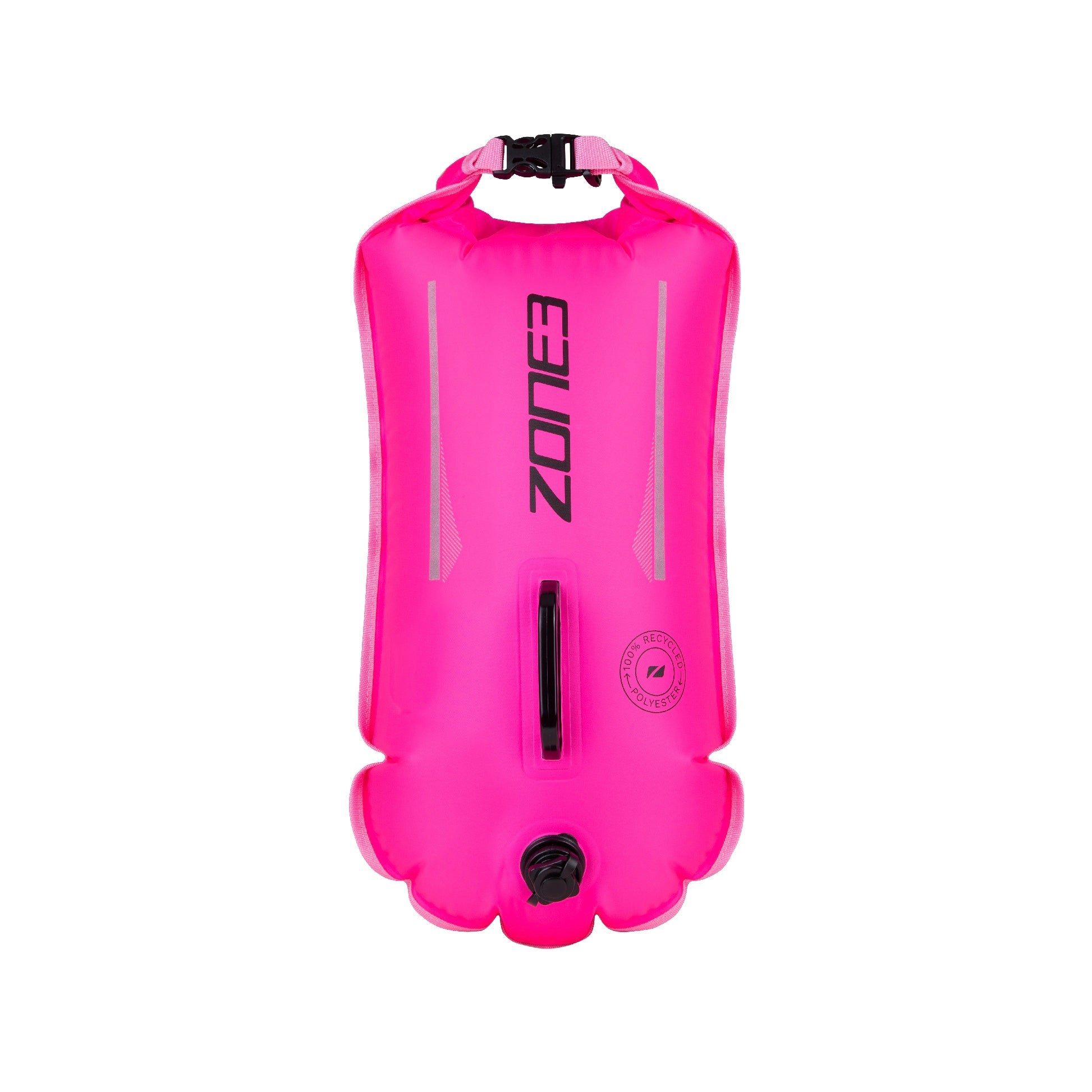 ZONE3 Recycled 28L Safety Buoy / Dry Bag - Pink – Wyvern Swimwear