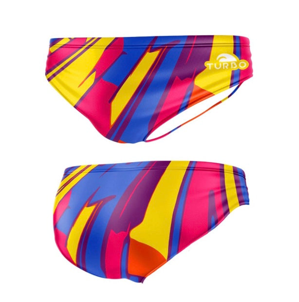 Turbo - WATER POLO Trunks - Blaze Pop – Wyvern Swimwear
