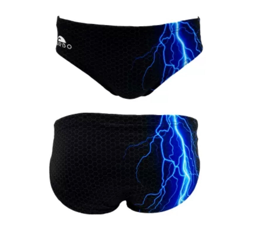 Turbo - WATERPOLO Trunks - Hex Storm – Wyvern Swimwear